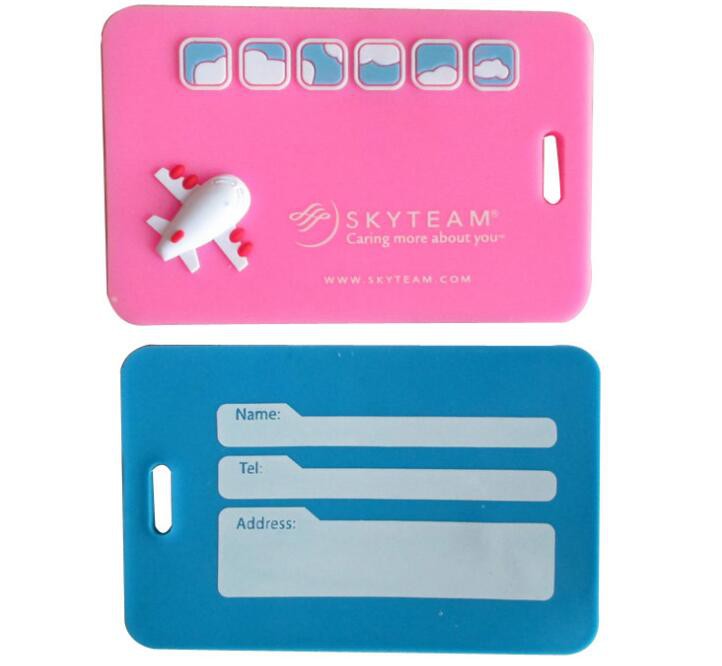 China Customized 3D Soft PVC Silicon Bag Tag Luggage Tags Suppliers and ...